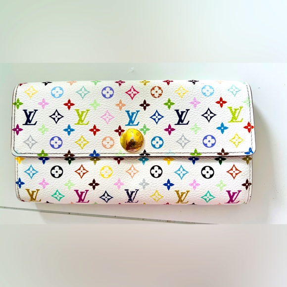 Louis Vuitton | Bags | Lv White Long Wallet Woc | Poshmark